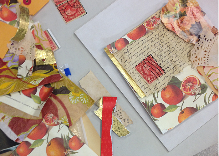 Painting With Paper - Collage Workshop Los Angeles Pasadena - Mixed ...