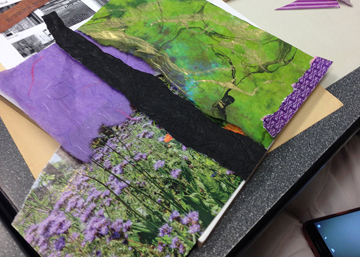 Painting With Paper - Collage Workshop Los Angeles Pasadena - Mixed ...