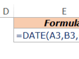 Excel Date Function Formula Examples Free Video