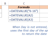 Excel Datevalue Function Formula Examples Free Video