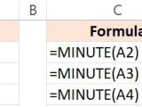Excel Minute Function Formula Examples Free Video