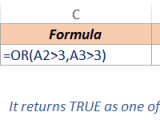 Excel Or Function Formula Examples Free Video