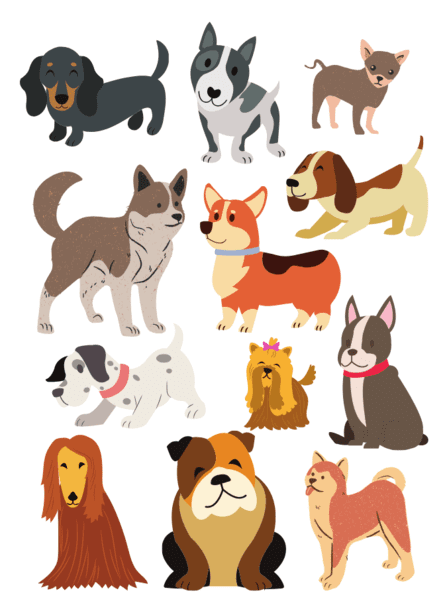 Printable Dog Stickers – Try It – Like It – Create it