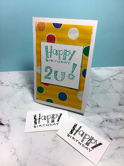 Make a Quick and Easy Card – Try It – Like It – Create it