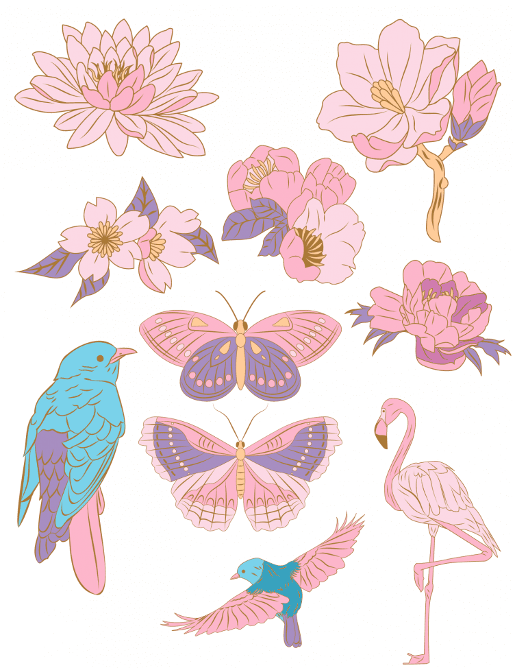 Pink Elements – Try It – Like It – Create it