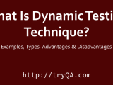 What Is Dynamic Testing Technique Examples Types Advantages