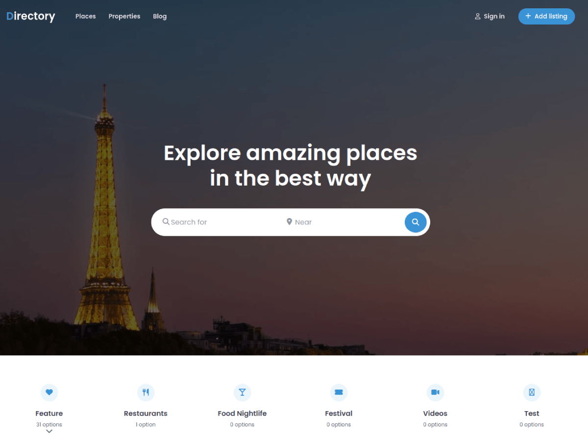 Directory Theme Wordpress