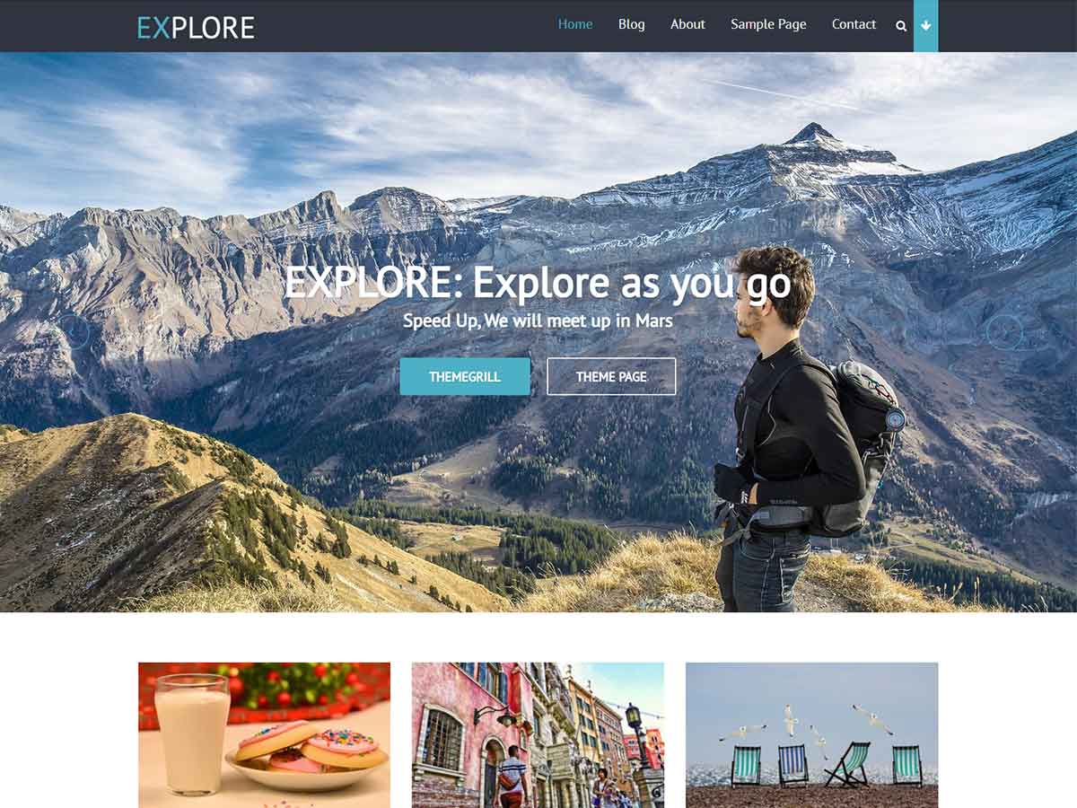 Explore Theme Wordpress