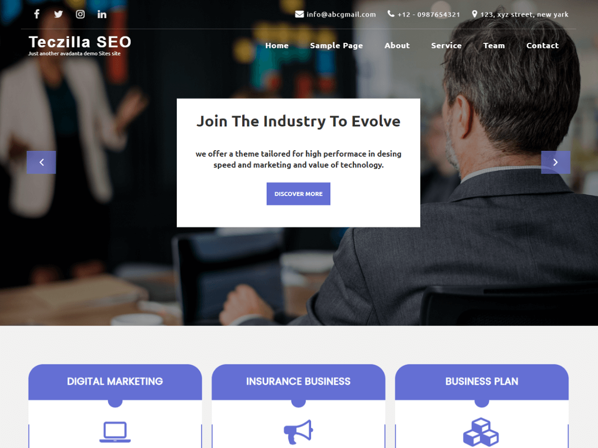 Teczilla Seo Theme Wordpress