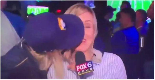 See How A Female Reporter Reacted After Being "Sexually Assaulted" By ...