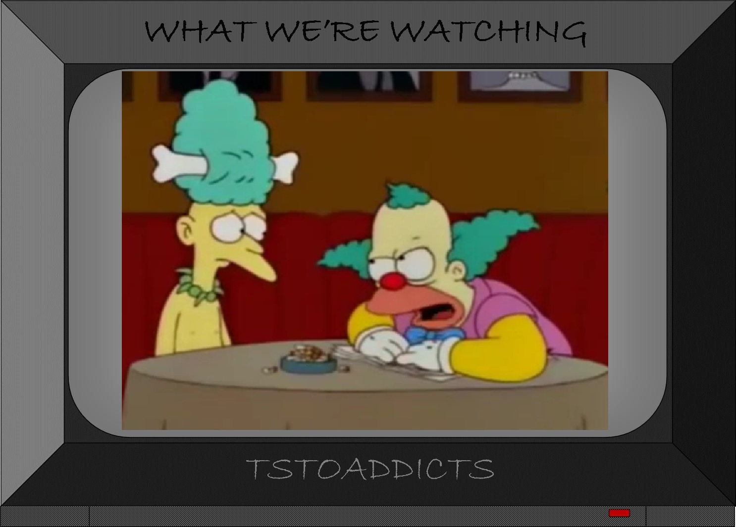 Now for my favorite part of the show… What does that say? Talk to the ...