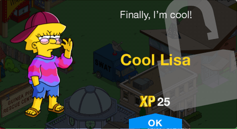 Friendship Level 8: Unlocking Cool LisaThe Simpsons Tapped Out ...