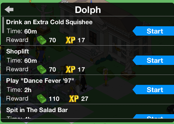 Number 1’s Daily TasksThe Simpsons Tapped Out AddictsAll Things The ...