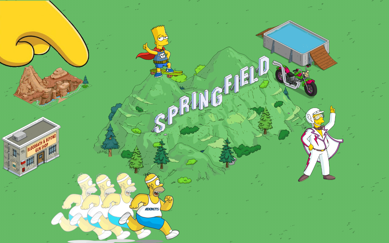 Turbo Tappin’ Premium Stuff: Springfield GorgeThe Simpsons Tapped Out ...