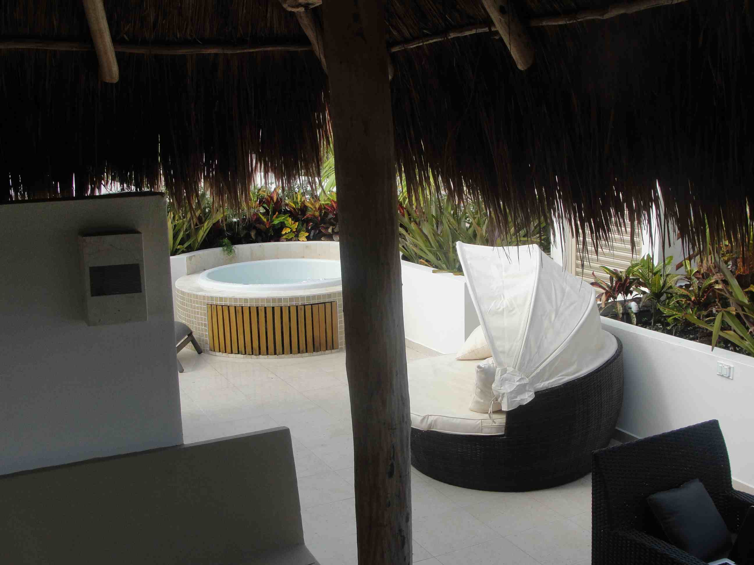 Upstairs exclusive (private) rooftop garden, jacuzzi and palapa – Tulum ...