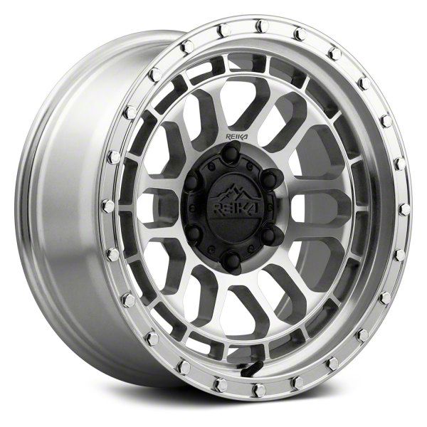 Reika Jeep Wrangler R35 Rambler Machined Clear Wheel 17x9