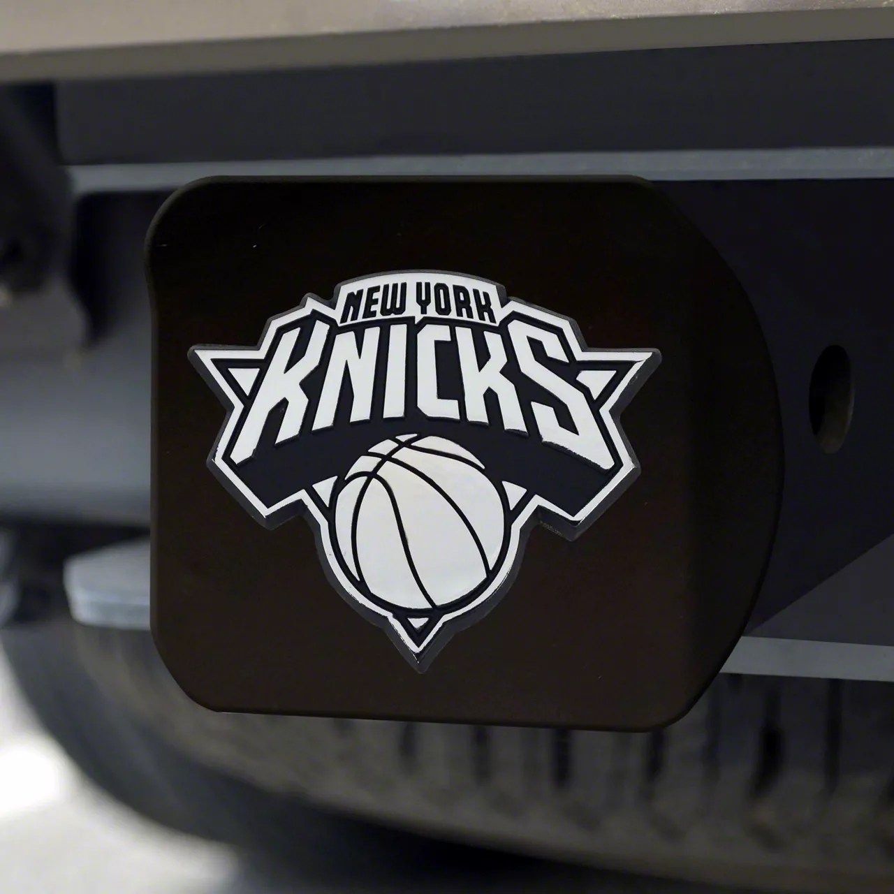 Tacoma Hitch Cover With New York Knicks Logo Blue Universal Some