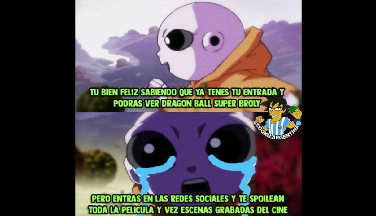 Los mejores memes de "Dragon Ball Super: Broly" - Turquesa News