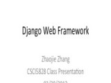 Pdf Django Web Framework And Python