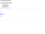 The Algorithm Design Manual Online Playground