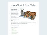 Javascript For Cats Beginner Friendly Javascript Programming Online