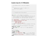 Learn Lua Programming 15 Minute Crash Course For Beginners Online