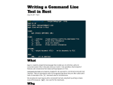 Writing A Command Line Tool In Rust Online Playground