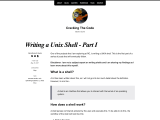 Writing A Unix Shell System Programming Operating Systems Online