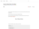 Create A Simple Python Text Editor Online Playground