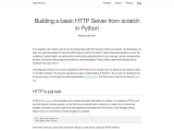 Building A Basic Http Server From Scratch In Python Online Playground