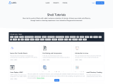 Shell Tutorials Online Playground
