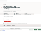 Cs50 S Web Programming With Python Javascript Web Development