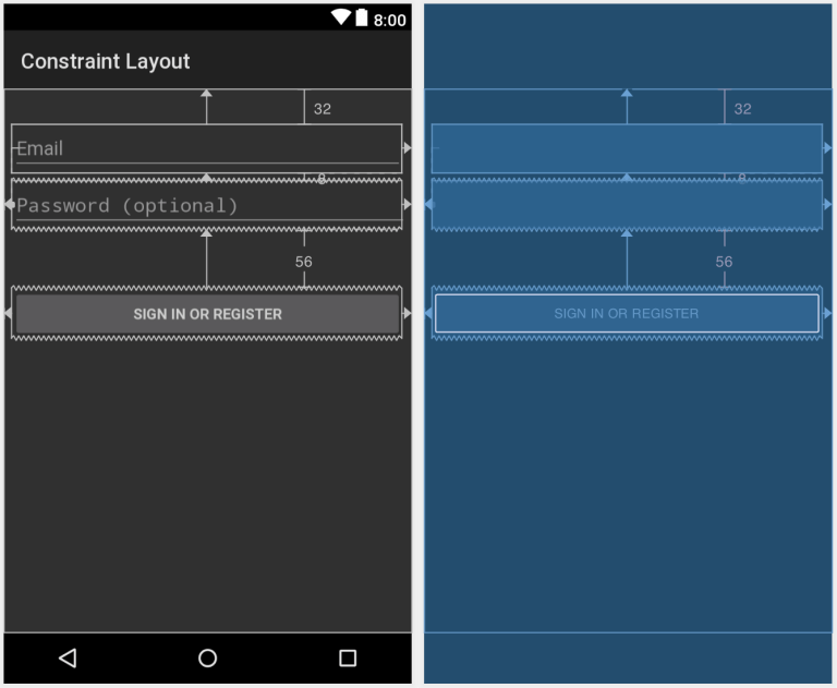 What is Constraint Layout , its Advantage and example in kotlin