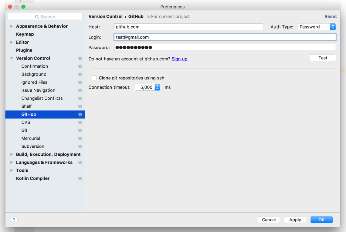 How to add an Android Studio project to GitHub on MAC and Windows