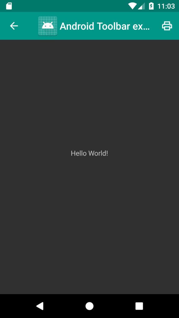 Android Toolbar example [Android app bar] in Kotlin - EyeHunts