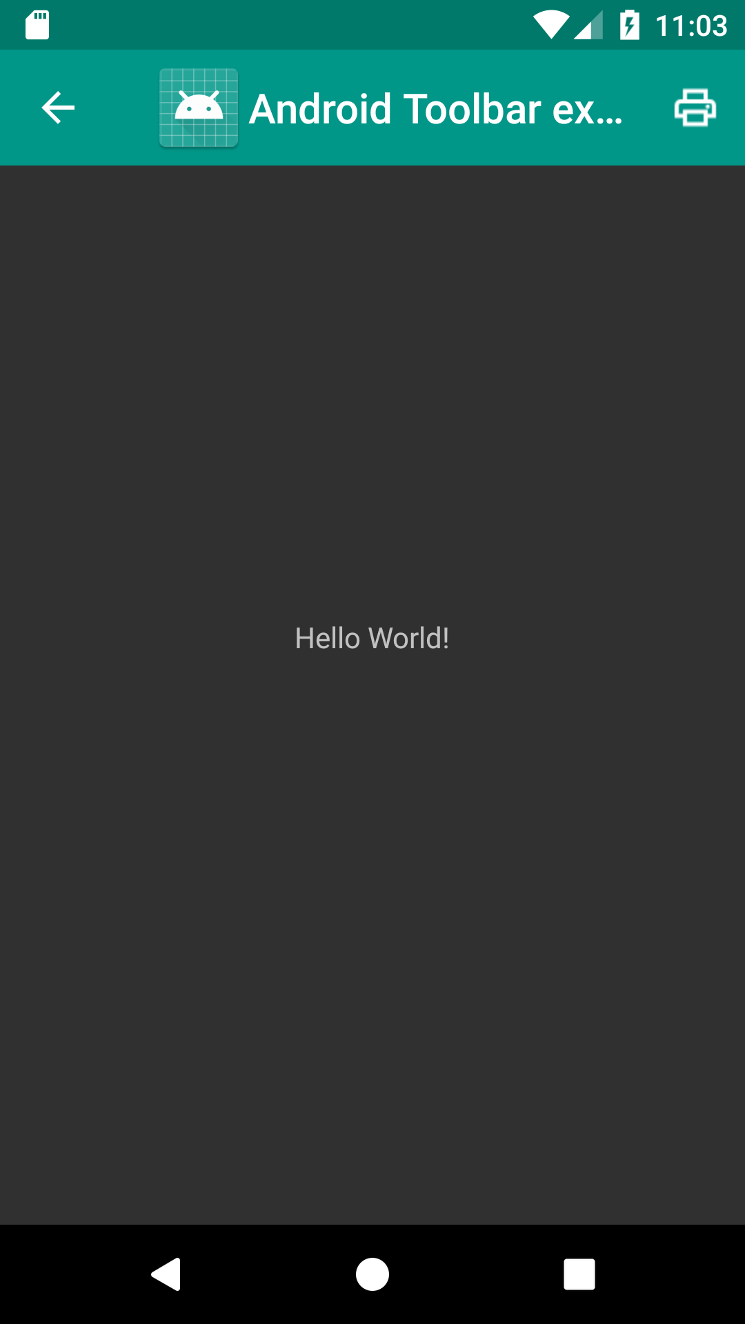 Android Toolbar example [Android app bar] in Kotlin - EyeHunts