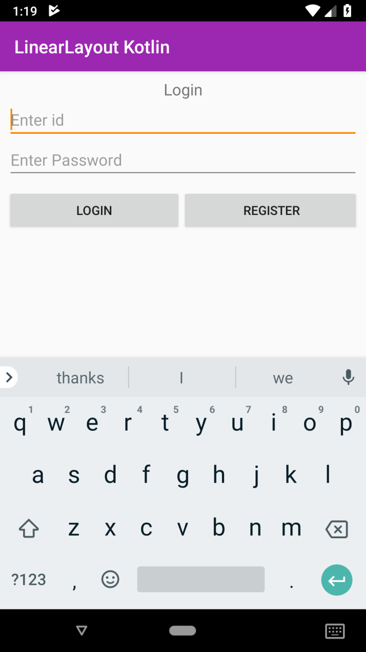 Android LinearLayout Tutorial With Examples In Android kotlin - Eyehunt