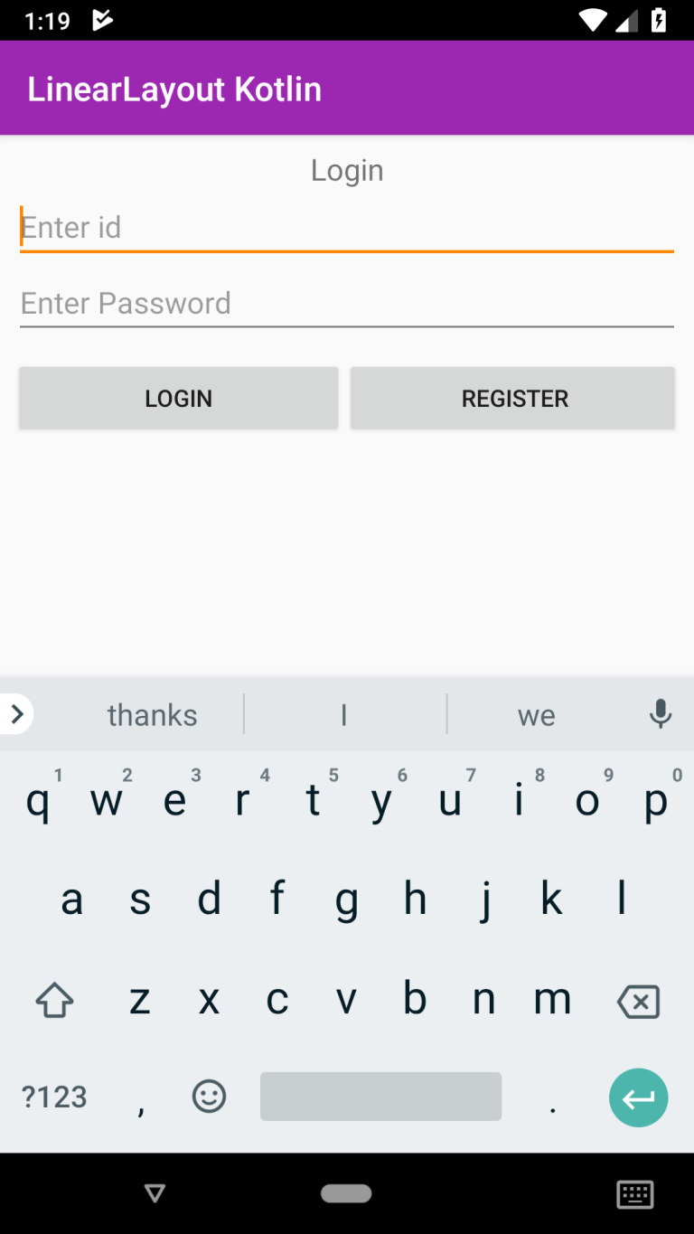 Android LinearLayout Tutorial With Examples In Android kotlin - Eyehunt