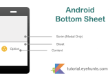Android Bottom Sheet Tutorial With Example In Kotlin Eyehunt