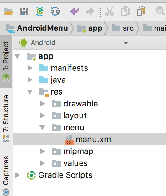 Android Menu Option Menu Tutorial And Example In Kotlin Eyehunt 1073
