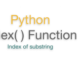Python String Index Function Get Index Of Substring Eyehunts