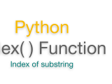 Python String Index Function Get Index Of Substring Eyehunts
