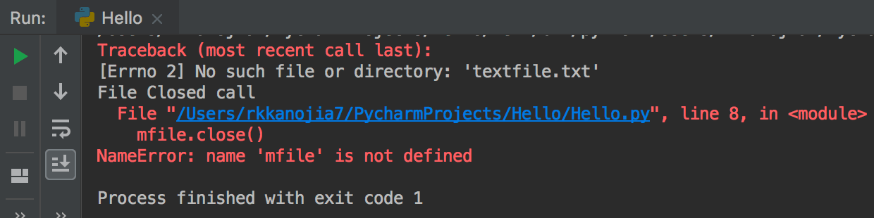 Python try except | Finally | Else | Print Error Examples - EyeHunts