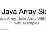 Java Array Size Resize Array Java Array Without Size Eyehunts