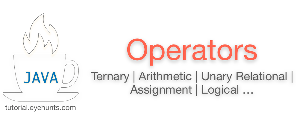 Java Operators | Ternary, Bitwise, Arithmetic, Logical & ... - EyeHunts