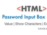 Html Password Input Box Field Show Characters Example Eyehunts