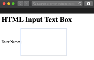 HTML Input Text Box | Field | Value, Size, Width, Multiline - EyeHunts