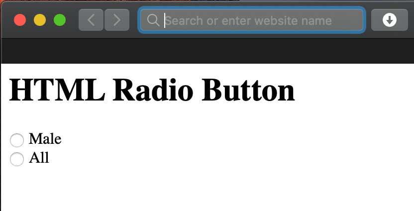 Html Radio Button Label Input Group Checked And Example Eyehunts