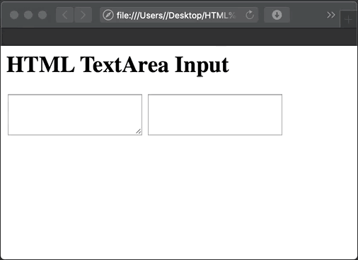 HTML TextArea Input | Value, Resize, Readonly etc | Example - EyeHunts