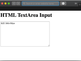Html Textarea Input Value Resize Readonly Etc Example Eyehunts